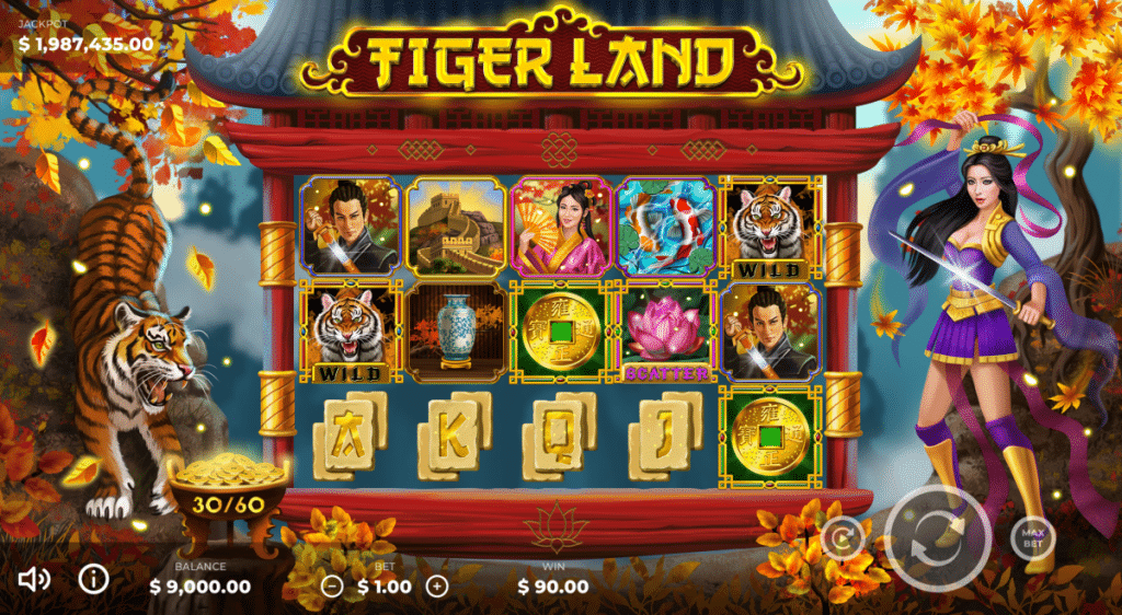 Tiger Land: Journey to the China Dynasty in Every Spin